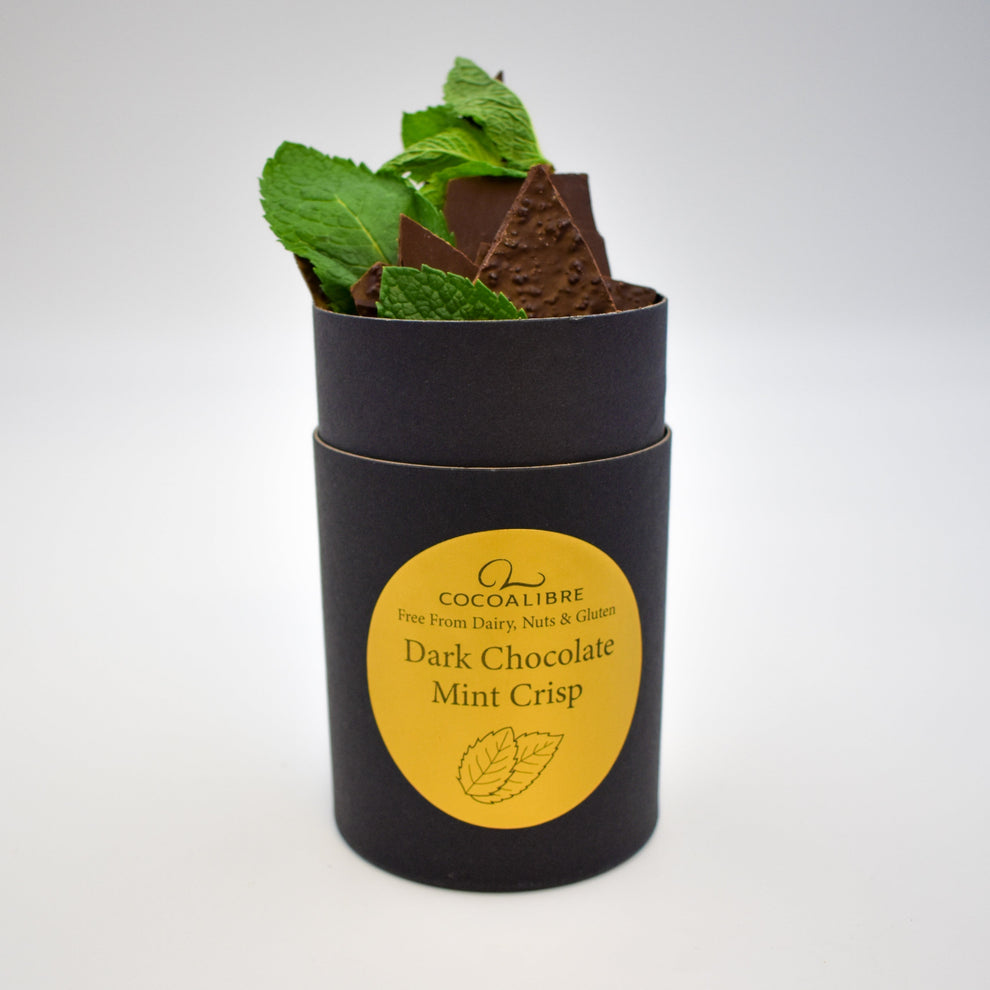 Dark Chocolate Mint Crisp | 120g | Dairy Free | Vegan | Nut Free | Glu ...